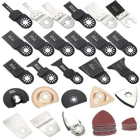 100pcs Mix Oscillating Blade Kit Multi Tool Saw Web Fein Multimaster Makita Bosch Rockwell