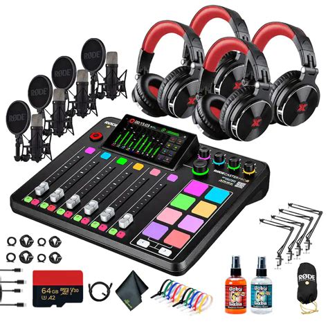 Rode Rodecaster Pro Ii Headphones Podcast Microphone Mic Arm