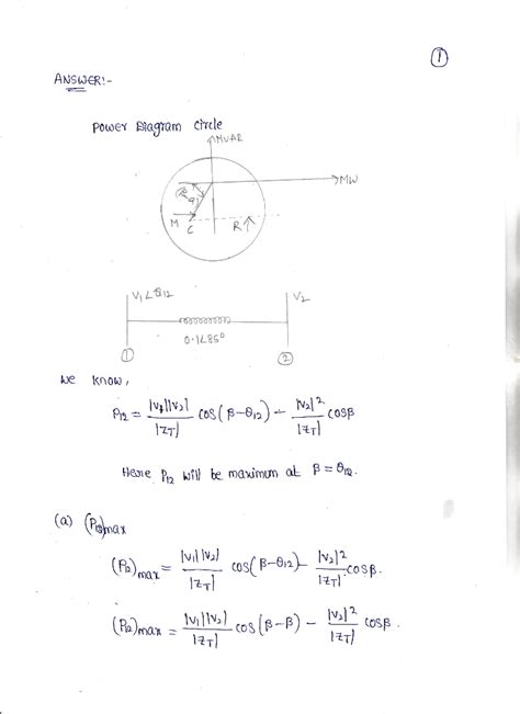 Solved Need The Power Circle And Draw The Power Circle Diagram In Course Hero