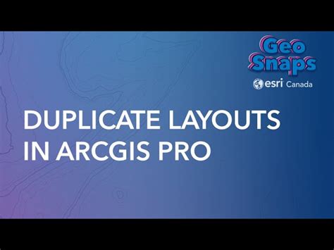 How To Duplicate A Map In Arcgis Pro Giana Julieta