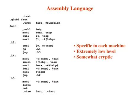 Ppt Assembly Language Powerpoint Presentation Free Download Id9466767
