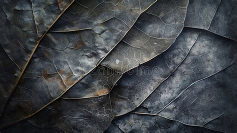 Abstract Nature Still Life Decomposed Leaf Structure Stock Image