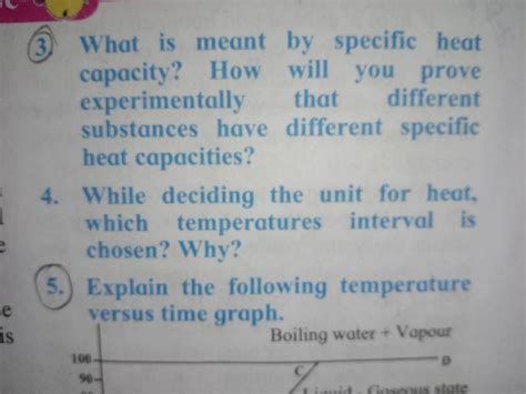 What Is Meant By Specific Heat Capacity How Will You Prove Experime