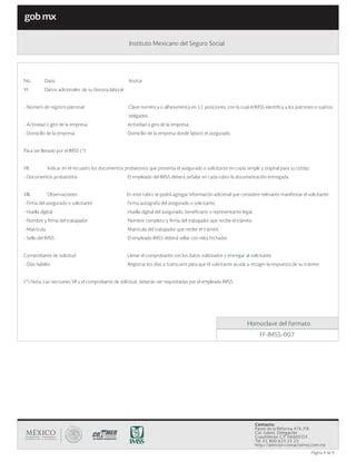 Solicitud De Regularización Yo Corrección De Datos Personales Del