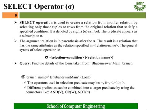 Dbms 11 Relational Algebra Ppt
