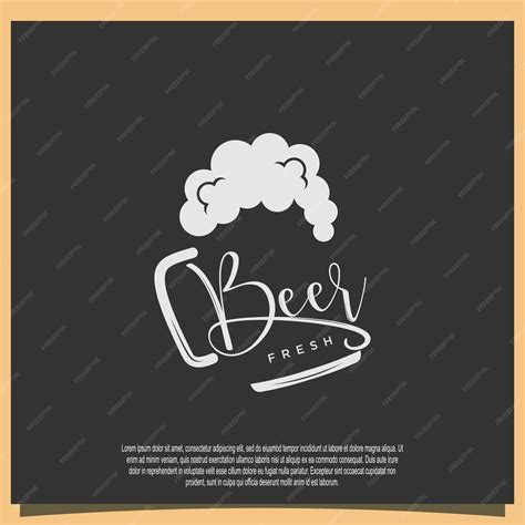 Premium Vector Craft Beer Glass Logo Design With Creative Concept
