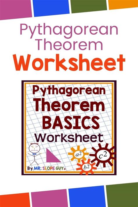 Pythagorean Theorem Introduction Worksheet Video Video