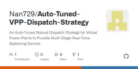 GitHub Nan Auto Tuned VPP Dispatch Strategy An Auto Tuned Robust Dispatch Strategy For