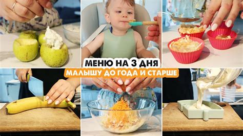 👶ДЕТСКОЕ МЕНЮ ДЛЯ РЕБЕНКА ДО ГОДА И СТАРШЕ🍏НА 3 ДНЯ🥦НАШЕ МЕНЮ В 11 МЕСЯЦЕВ Youtube
