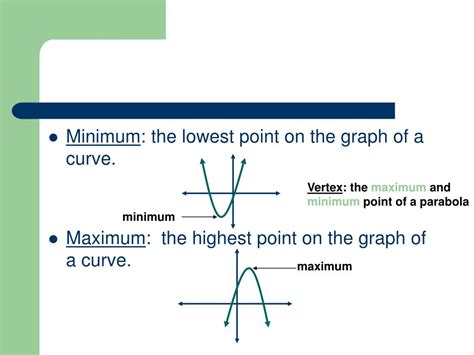 Ppt Lesson 10 1 Graphing Quadratic Functions Pg 524 Powerpoint