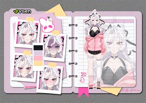 High Quality Vtuber Model Art By Brookcommission Brookcommission