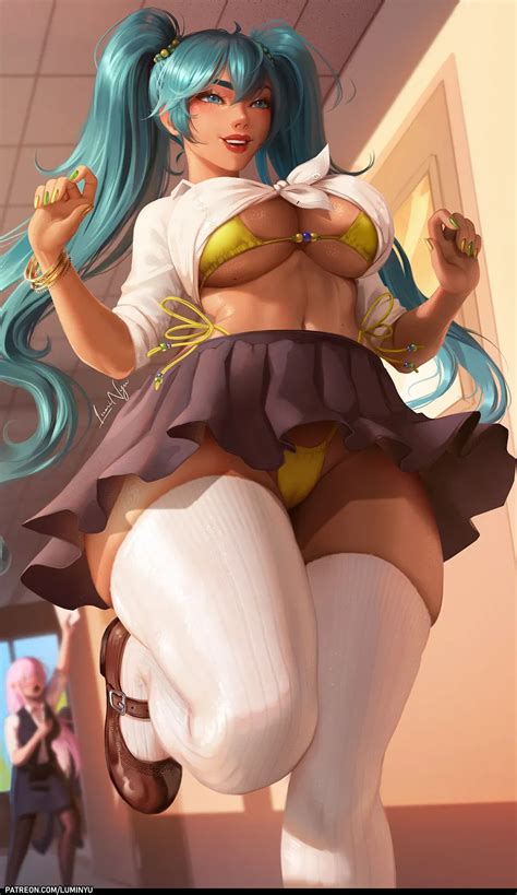 Hatsune Miku As A Brazilian Schoolgirl