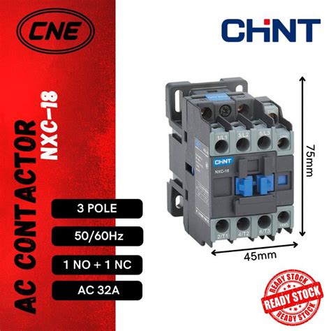 【🔥ready Stock🔥】chint Nxc 18nxc 09 Ac Contactor 415v Shopee Malaysia