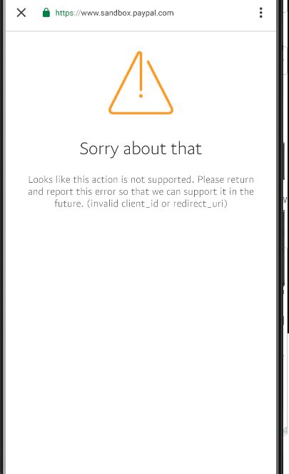 Error Message Showing Look Like Paypal Community