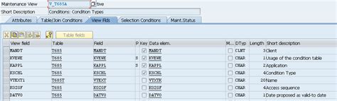Solved Table For Condition Type Descriptions In Sap Sd Sap Community