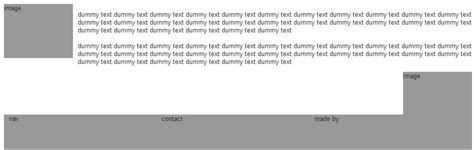Html How To Position Div With Css And Force Text To Wrap Around Stack Overflow