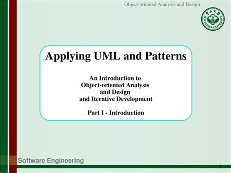 Ppt Applying Uml And Patterns An Introduction To Object Oriented Analysis And Design And