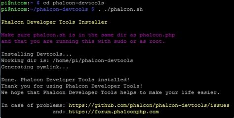 Light On Light Instalasi Phalcon Framework Dan Phalcon Devtools Di Raspberry