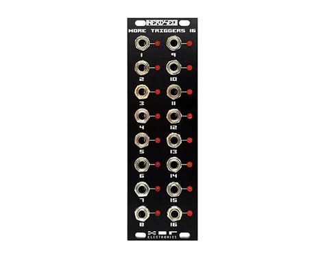 XOR Electronics NerdSEQ More Triggers Black Reverb