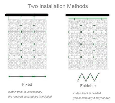 12 Pieces Room Divider Partitions Separator Hangin Grandado
