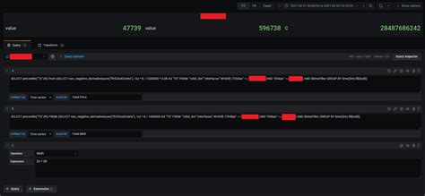 Influxdb Server Side Expression Math Not Working With Division