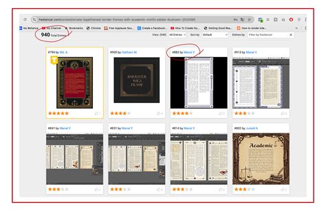 Contest For Design Border Frames With Academic Motifs Behance