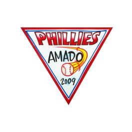 Phillies Baseball Airbrush Pennant
