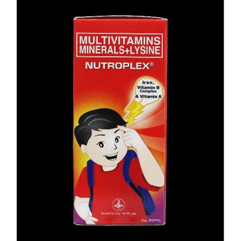 Nutroplex Vitamins 250ml Shopee Philippines