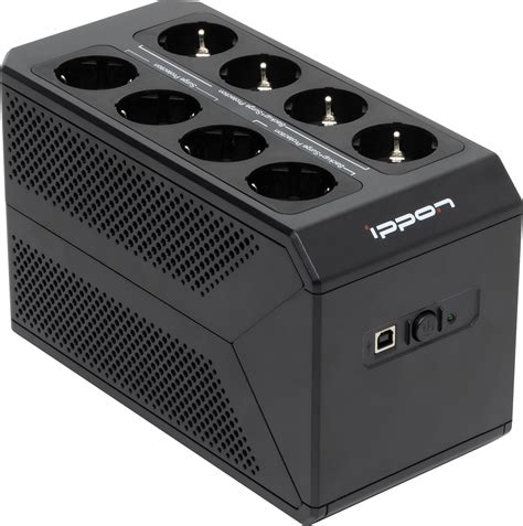 Обзор линейно-интерактивного ИБП Ippon Back Comfo Pro II 1050 с большим ...