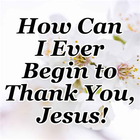 Thank You Jesus Quotes