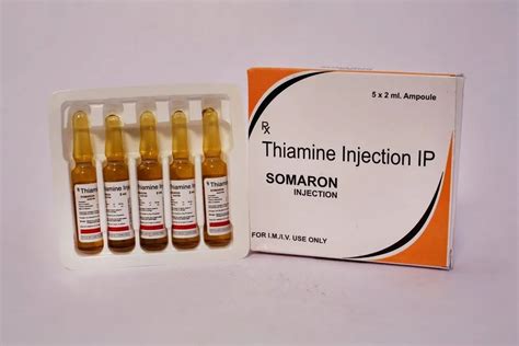 Thiamine Hydrochloride 100mg Injection 5x2ml At ₹ 27840box In Ambala