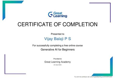 vijay balaji ps on linkedin greatlearning ai learner