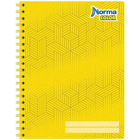 Cuaderno Espiral De 100 Hojas Profesional Blanco Norma Color Tony