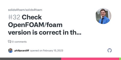 Check Openfoamfoam Version Is Correct In The Allwmake Script · Issue