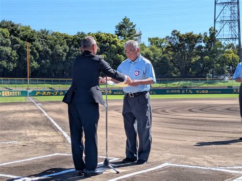 審判退任式を行いました 一般財団法人 京都府高等学校野球連盟