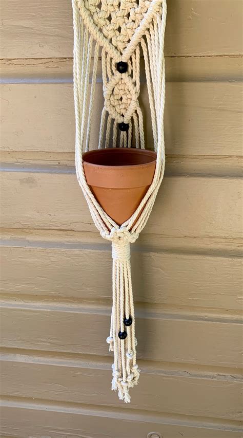 Macrame Plant Hanger This Is Not A Miniature Air Plant Hanger