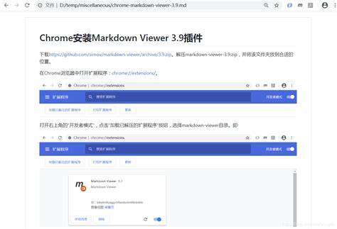 Chrome安装markdown Viewer 39插件markdown Viewer下载 Csdn博客