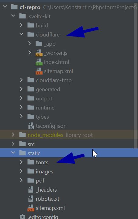 `adapter Cloudflare` Svgs From `static` Folder Stopped Working · Issue