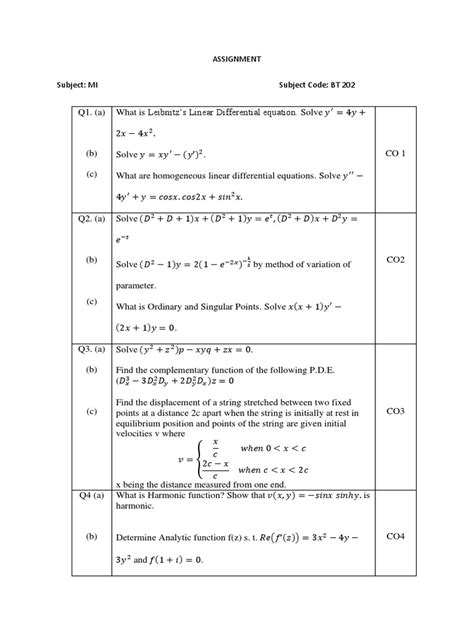 Assignment Of Mi Pdf