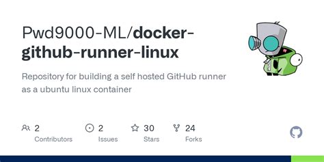Github Pwd9000 Mldocker Github Runner Linux Repository For Building A Self Hosted Github