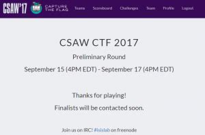 CSAW CTF 2017 Write Up 73spica S Blog