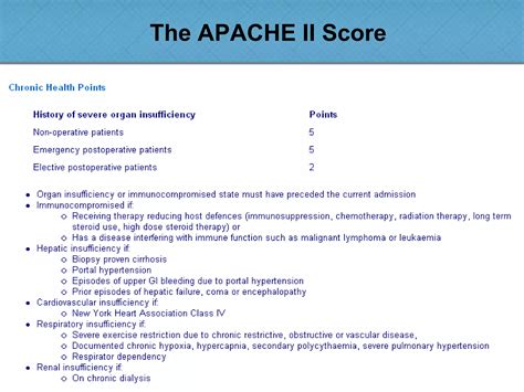 Icu Scoring Systems Ppt