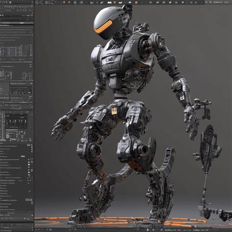 A Character Model Being Rigged And Animated In A D Modeling Software Premium Ai Generated Image