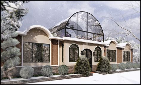 Design Project For Design Of An Enclosed Atrium That Serves As A Foyer