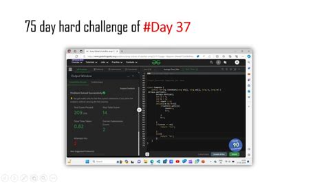 Arvind Kumar On Linkedin Day Geeksforgeeks 75daysofcode 75dayschallenge