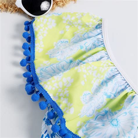 Sexy Blue Yellow One Piece Swimsuits For Female On Grandado