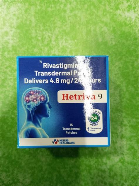 Rivastigmine Transdermal Patch Hetriva Iqbal Surgical At ₹ 900box