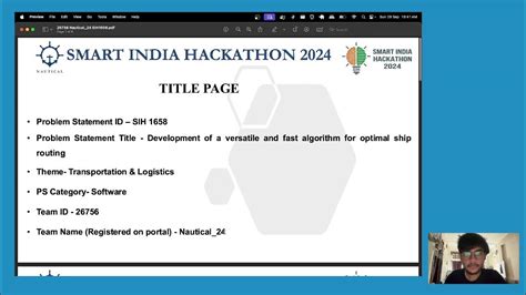 Develop New Algorithm For The Optimal Ship Routing Sih Proposal 2024 Team Nautical Youtube