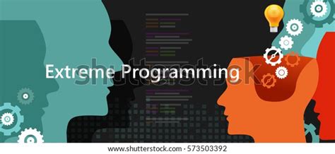 Extreme Programming Xp Agile Software Programming Stock Vector Royalty Free