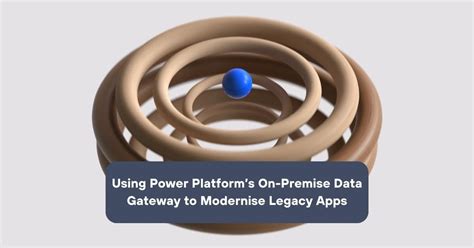 Using Power Platforms On Premise Data Gateway To Modernise Legacy Apps Telefónica Tech